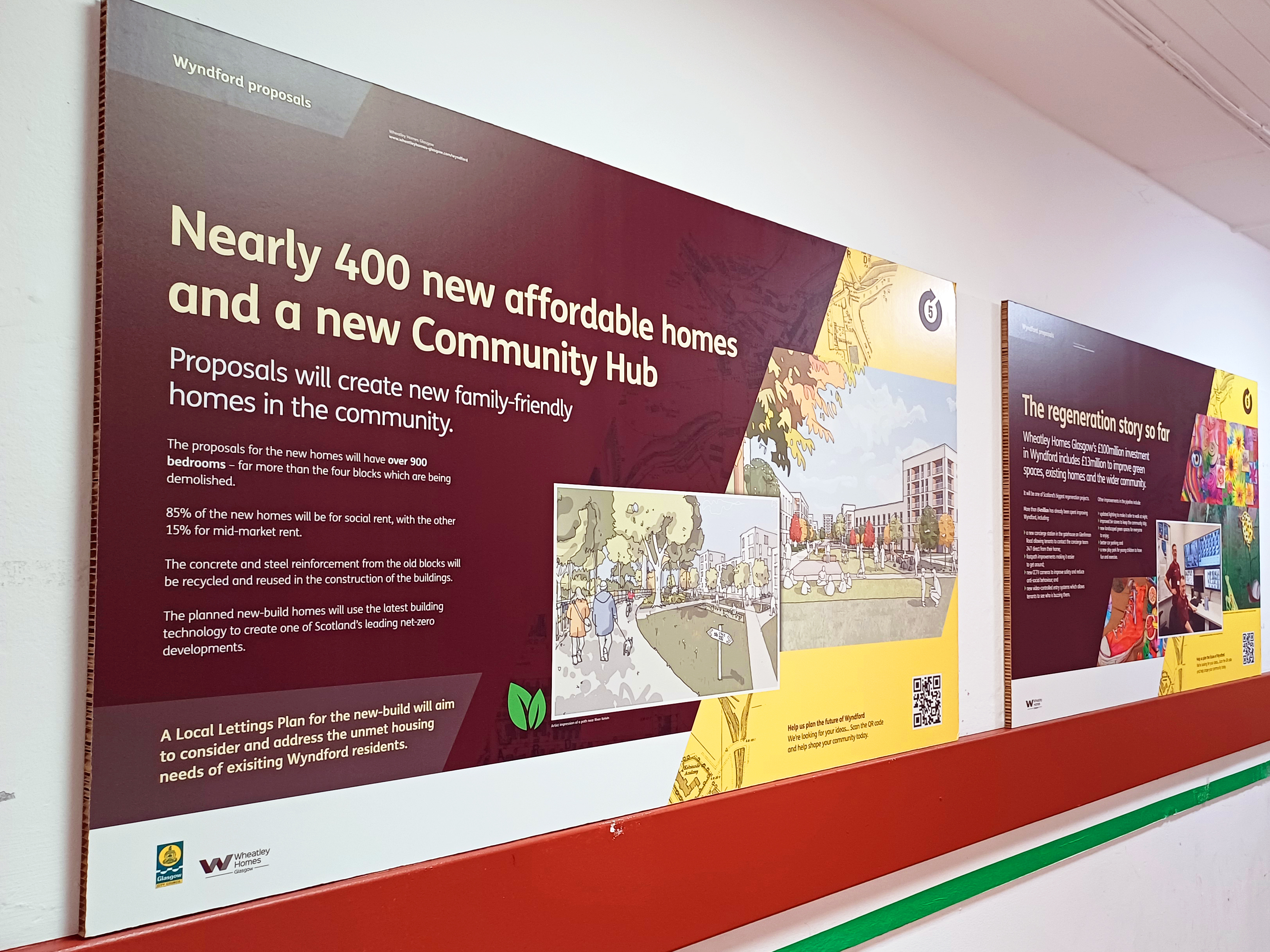 New exhibition launched for £100M Wyndford regeneration | Wheatley Group